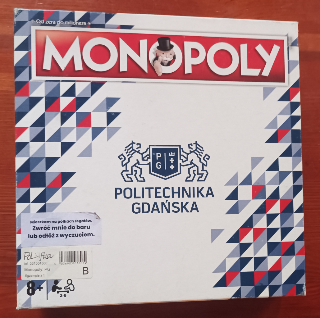 Monopoly Politechnika Gdańska Egz.1 - Pub Polufka | ul. Leczkowa 18 ...